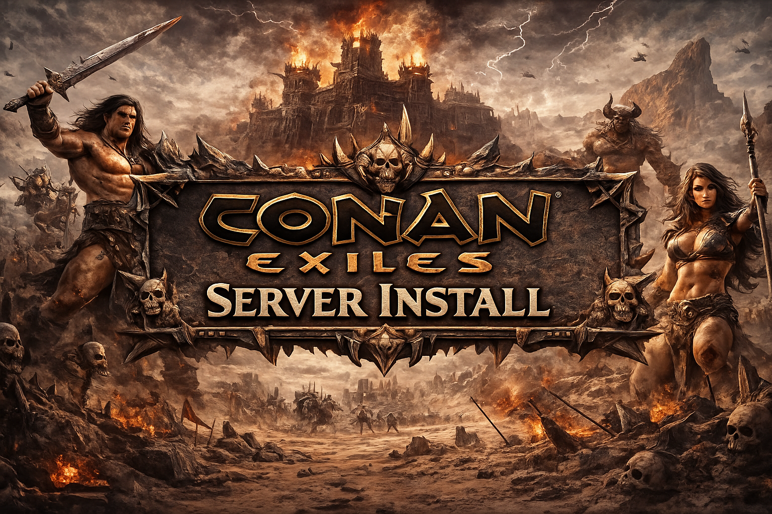 How to Install a Conan Exiles Dedicated Server (Windows Guide 2025)